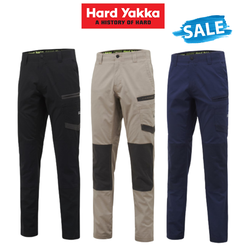 SALE Hard Yakka Raptor Pant Ultra Comfortable Tough Work Pants Ripstop ...