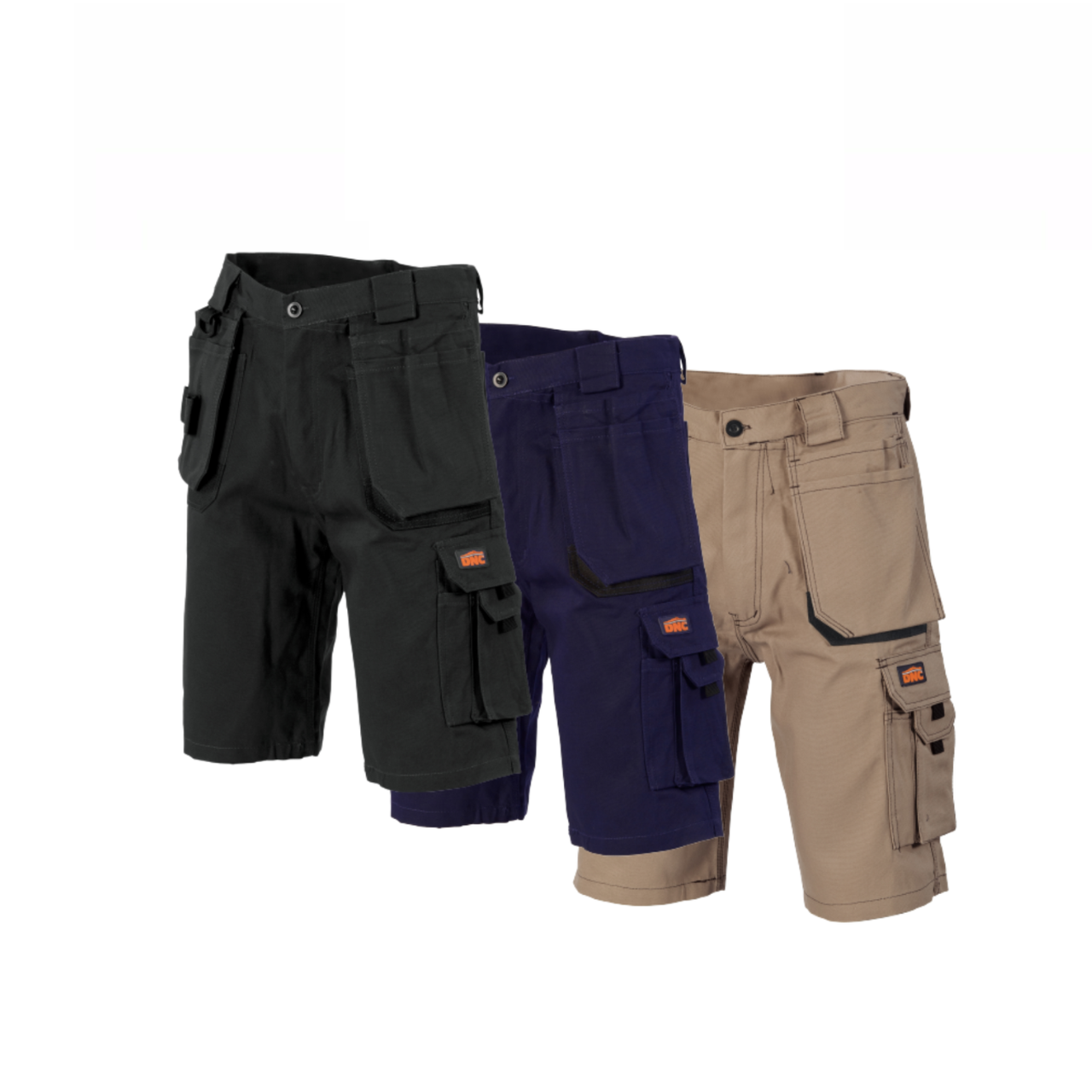 DNC Workwear Men Duratex Cotton Duck Weave Tradies Cargo Shorts ...